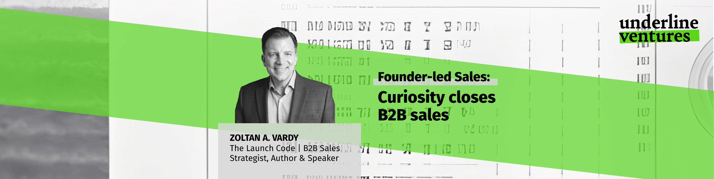 Curiosity Closes B2B Deals - Zoltan A. Vardy